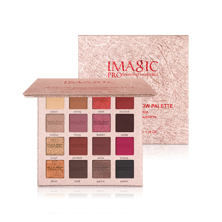 CHARM 16 COLOR EYESHADOW PALETTE | Imagic Cosmetics