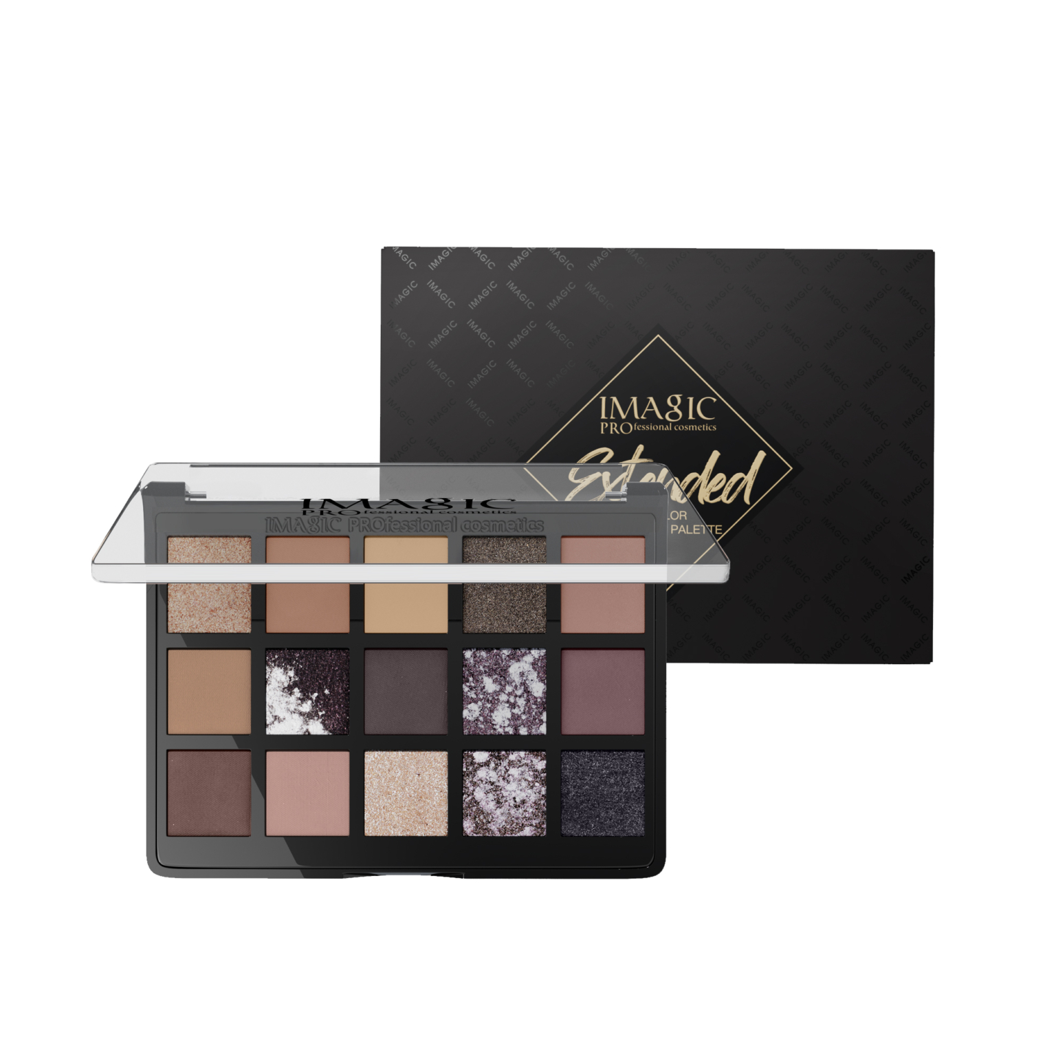 EXTENDED15 Color Eyeshadow Palette | Imagic Cosmetics